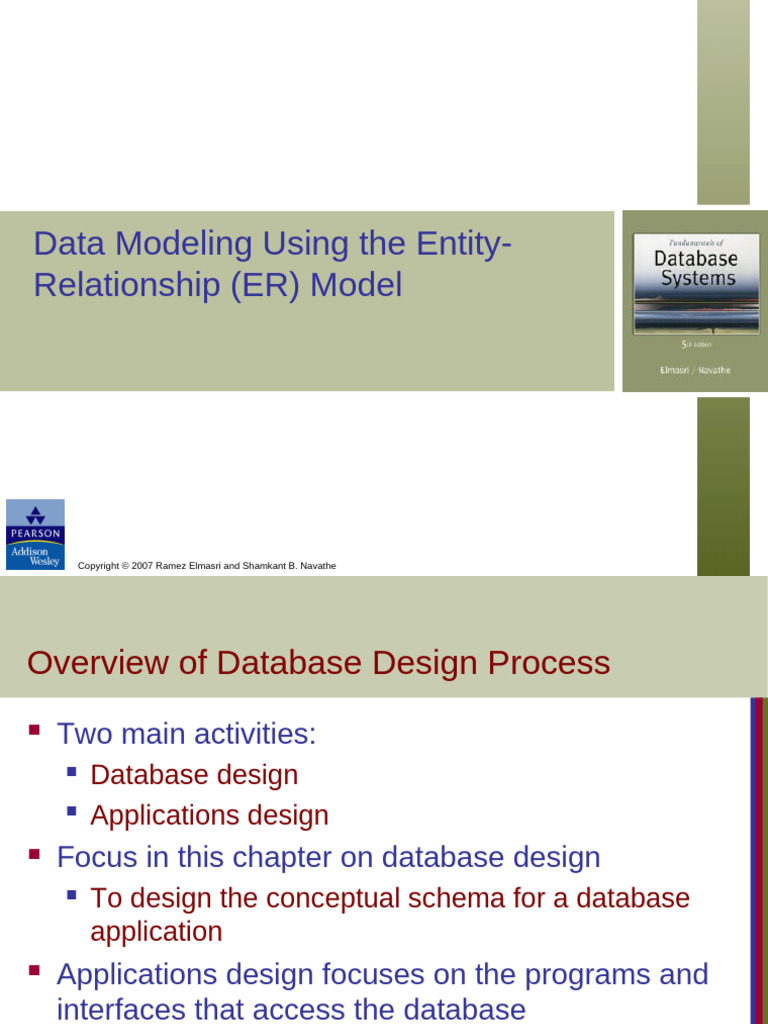 3 - Data Modeling Using The Entity-Relationship (ER) Model | PDF ...