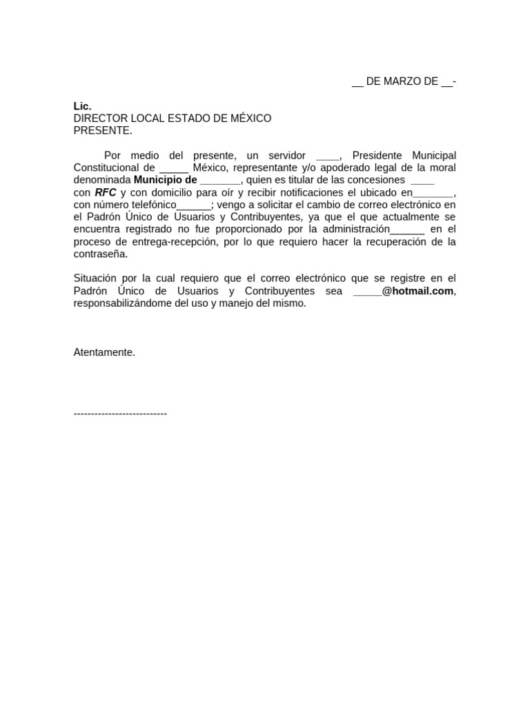 Oficio Conagua 1 | PDF