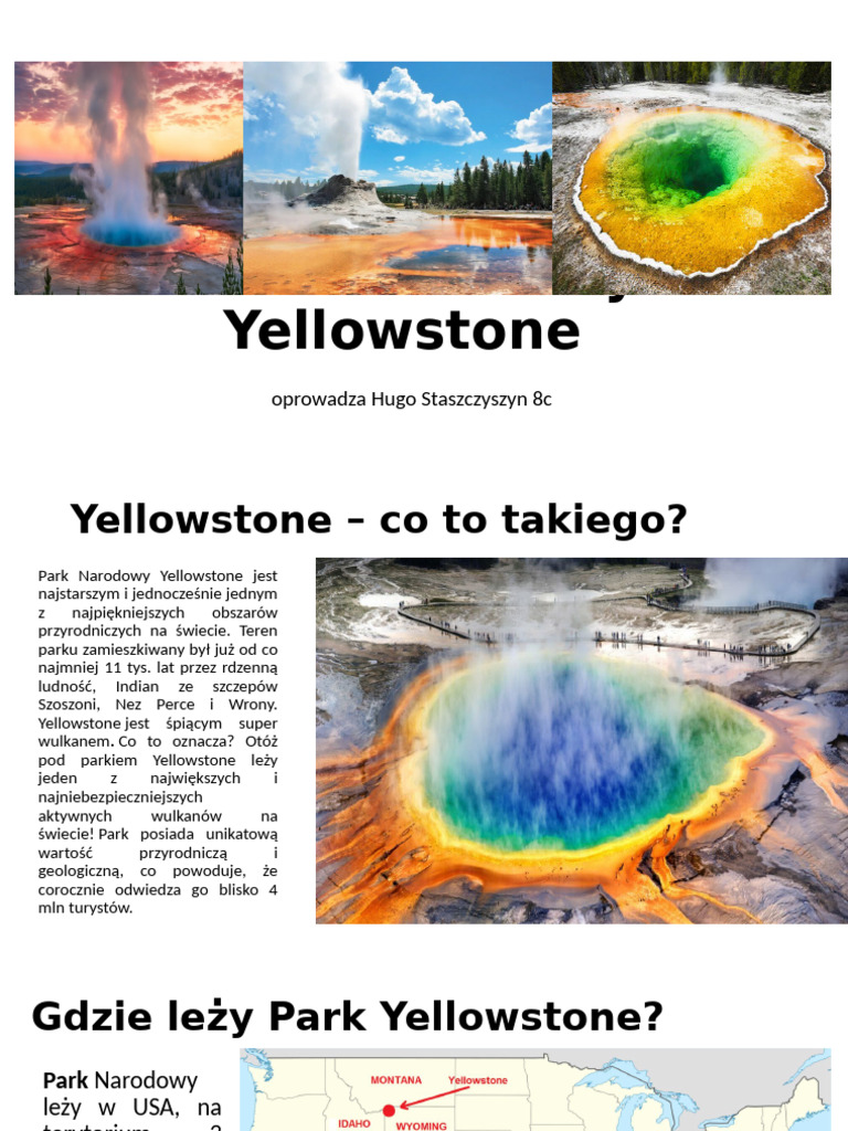 Park Narodowy Yellowstone | PDF