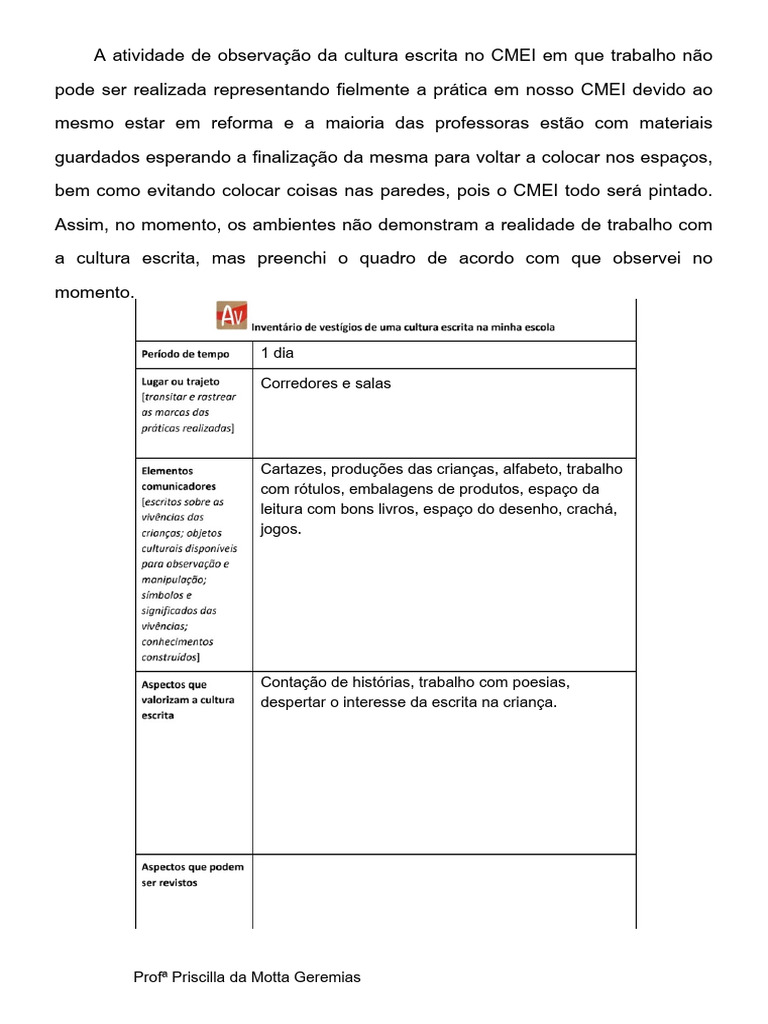 Atividade Percurso 1 - LEEI | PDF