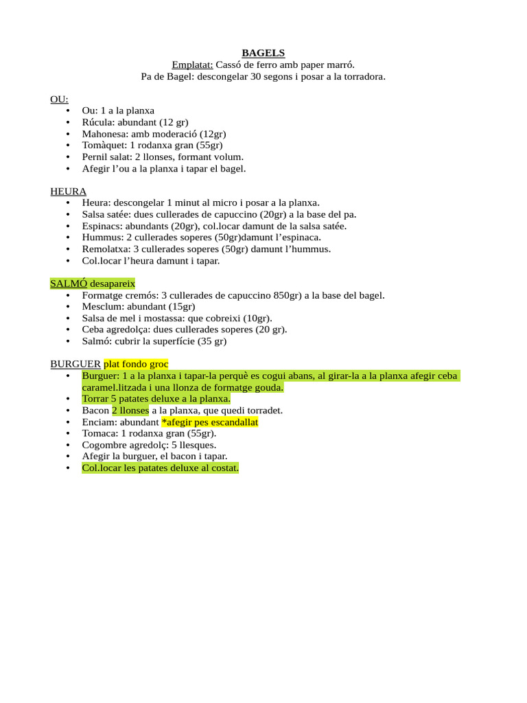 Ordre de Treball Modificat | PDF