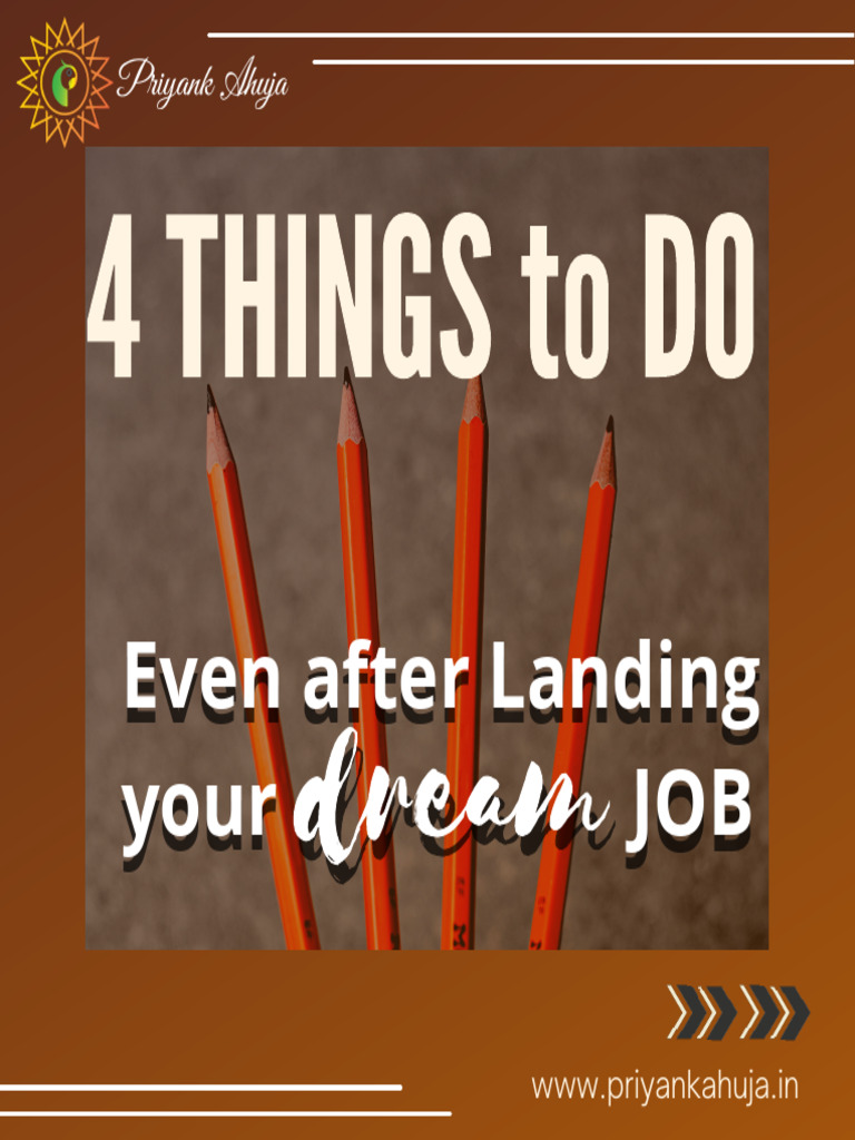 4 Things To Do | PDF