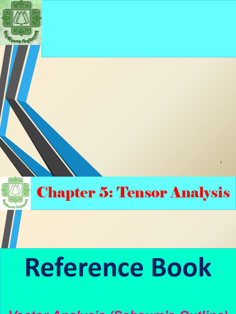 Chapter 5-Tensor Analysis (Part 1) | PDF | Tensor | Mathematical Analysis