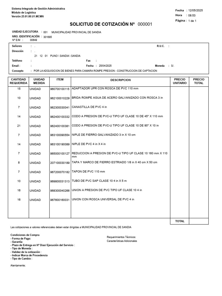 Coti 00649 Camara Rompe Presion | PDF