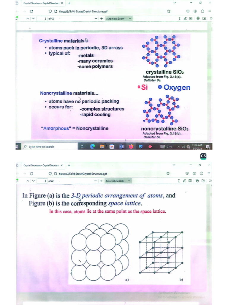 Solid State Physics (Slide 1) | PDF