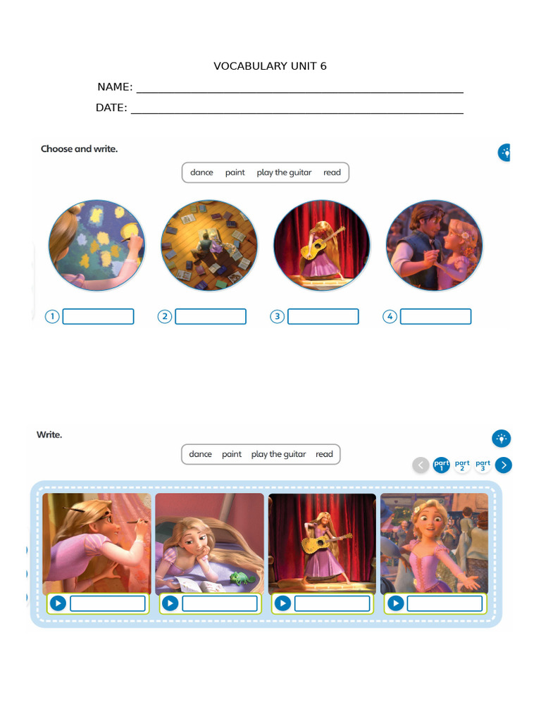 Vocabulary Unit 6 K2 | PDF