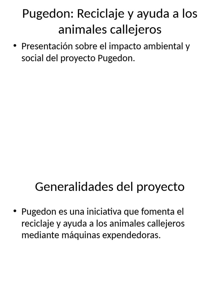 Pugedon Presentacion | PDF
