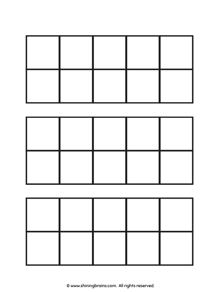 Blank Tens Counters | PDF