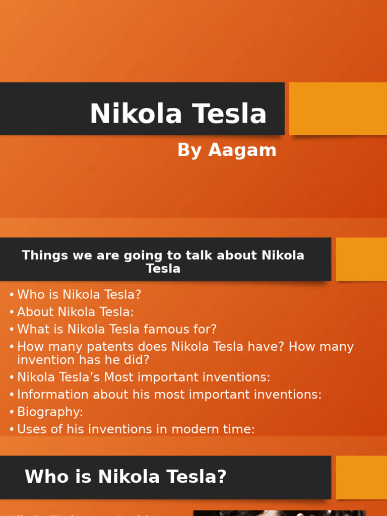 Project On Nikola Tesla | PDF | Electric Motor | Radio
