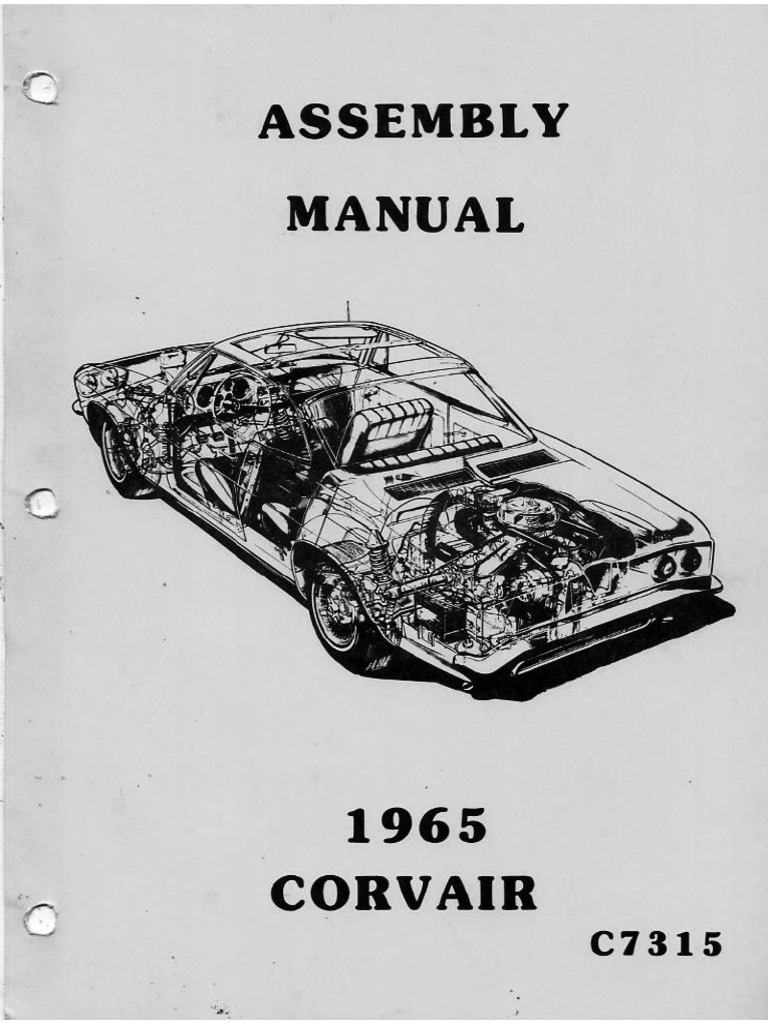 1965 Corvair Assembly Manual - SECTION 2 - FRAME | PDF