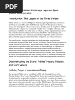 Mission, Vision and Values of Adidas | PDF