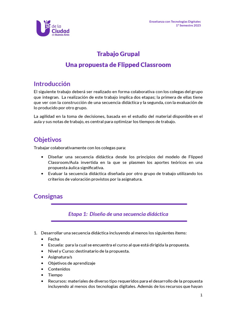 Trabajo Grupal - Consignas.docx_8b87aec57868a0d23b87540f54b94663 | PDF ...