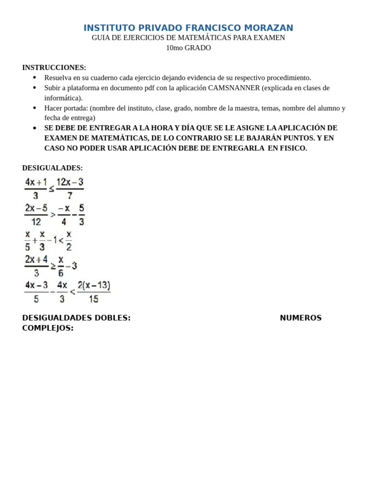 Guia 10MO GRADO | PDF