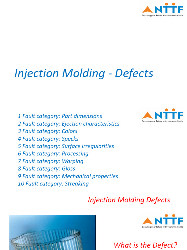 Injection Moulding - Defects | PDF | Materials | Mechanical Engineering