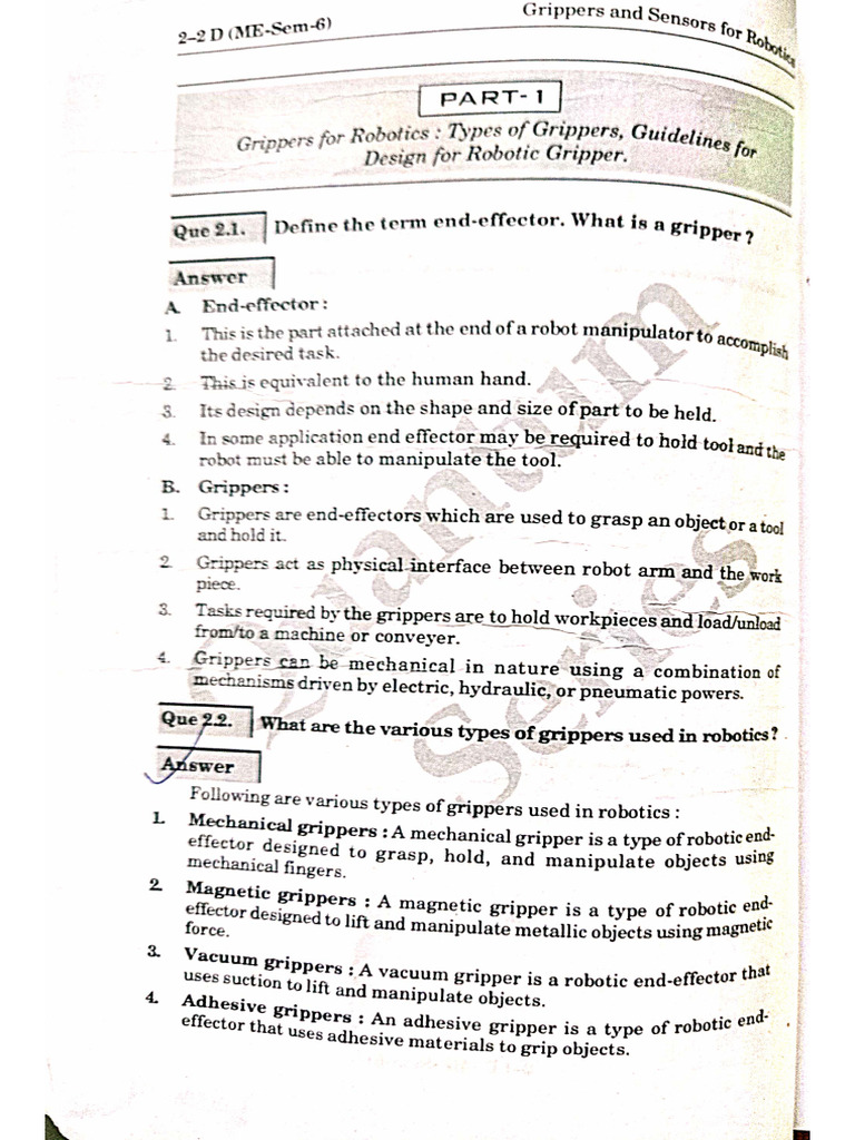 Industrial Robotics Unit 2 PDF | PDF