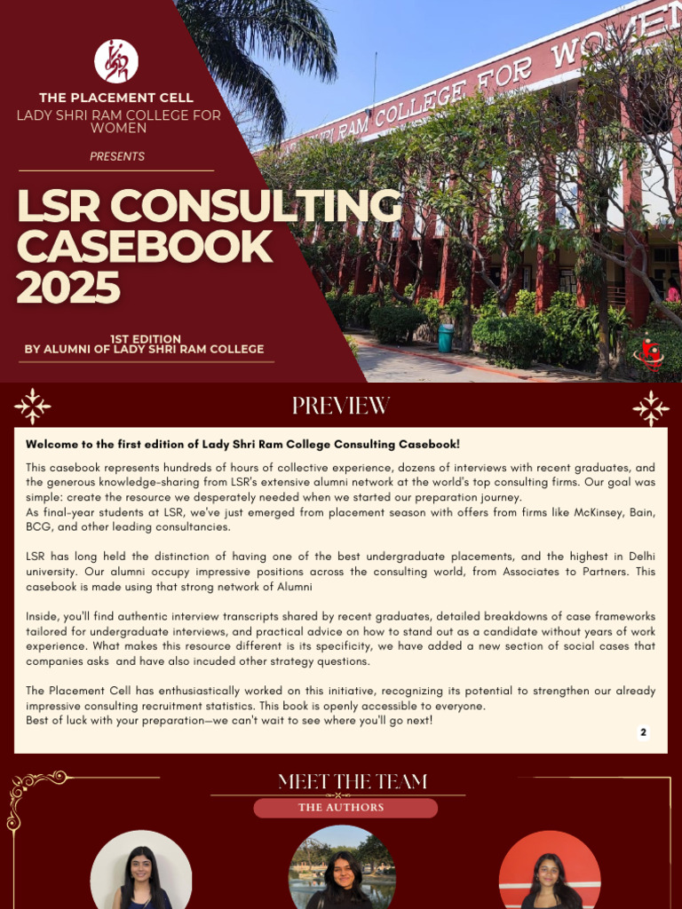 LSR Casebook 2024-25 | PDF | Marketing | Business Economics