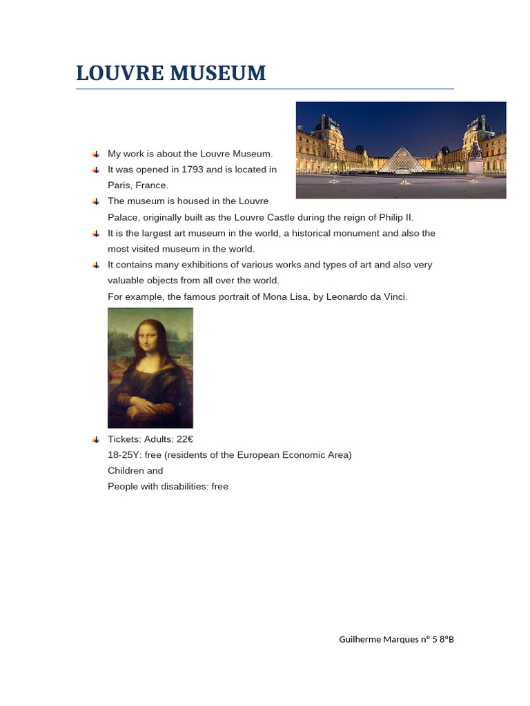 Louvre Museum | PDF