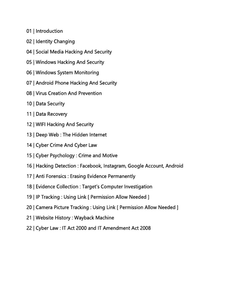 CyberSec and Investigations | PDF