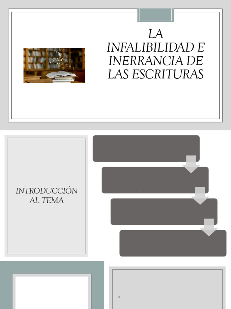 La Infalibilidad de Las Escrituras | PDF | Biblia | Inerrancia Bíblica