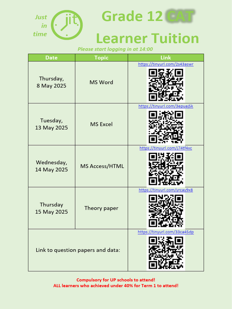 JIT CAT May Tuition | PDF