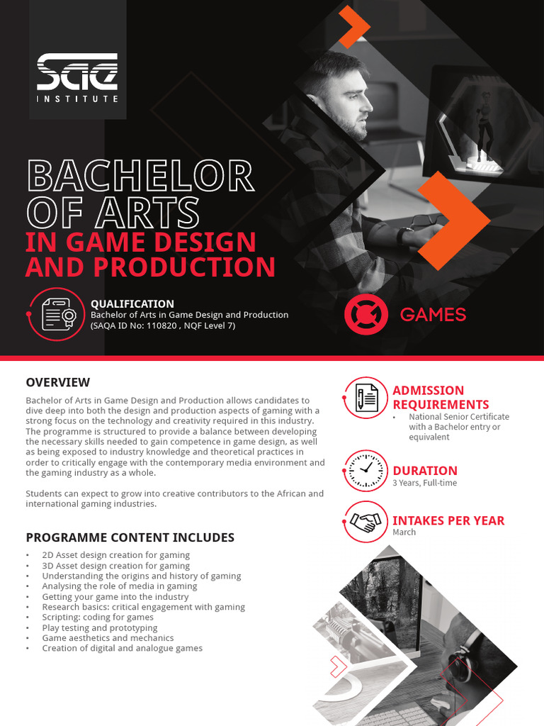BA of Arts in Game Design and Production | PDF