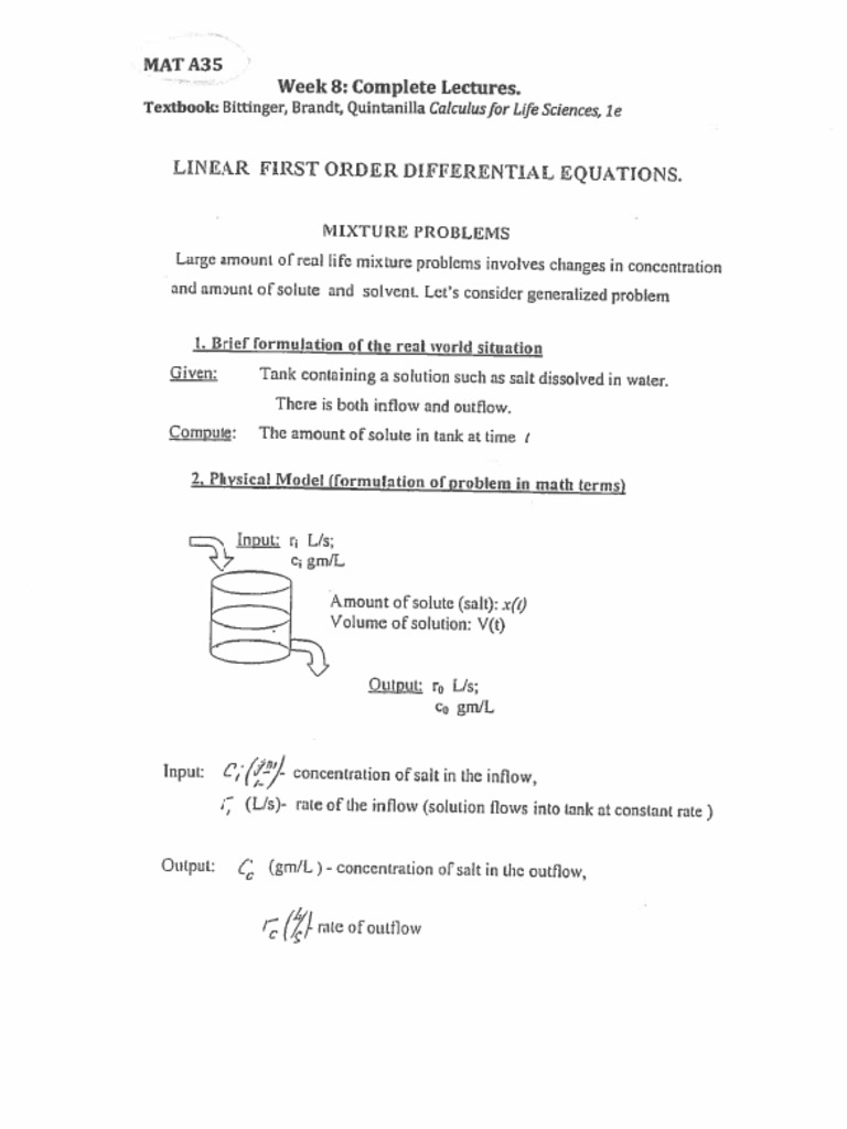 A35 Week 8 Complete Lectures | PDF