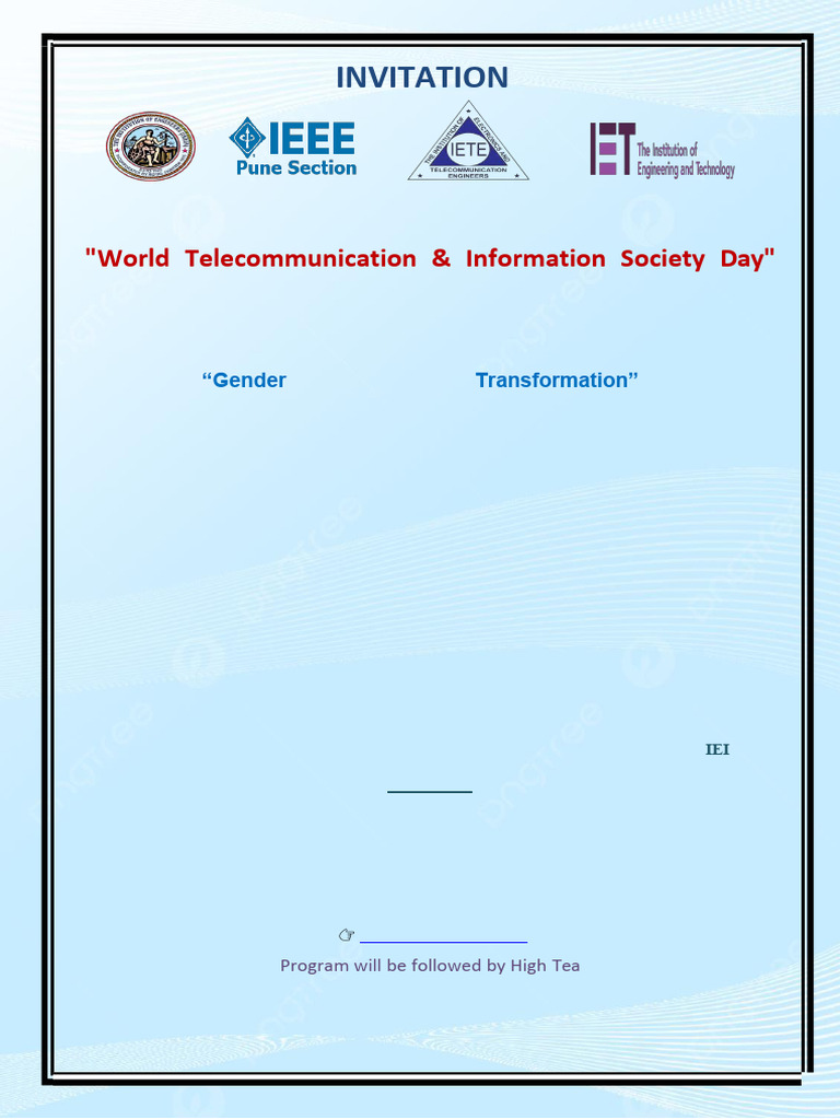 WTISD 2025 Invitation: Join Us in Pune | PDF