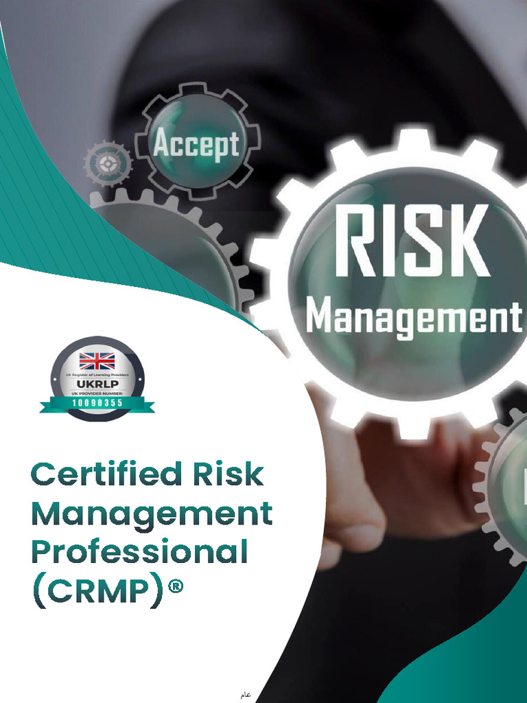 Certified Risk Management Professional Learner ID AHRMP75337 | PDF ...
