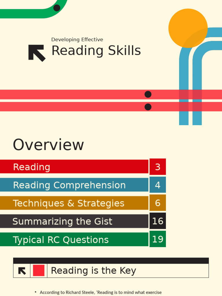 Updated Unit 3 - Developing Effective Reading Skills | PDF | Reading Comprehension | Cognition