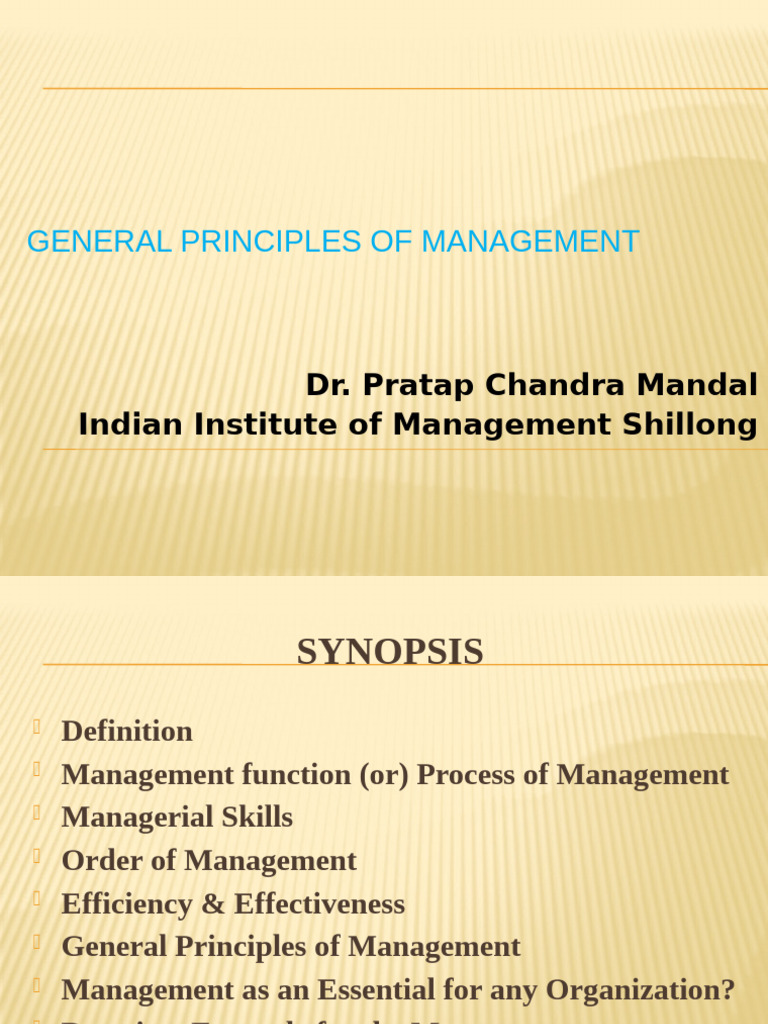Session4&5 - 1 - Principles and Function of Management | PDF | Business | Economies