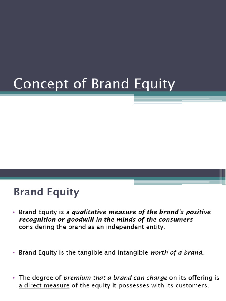 Understanding Brand Equity Essentials | PDF | Brand | Equity (Finance)
