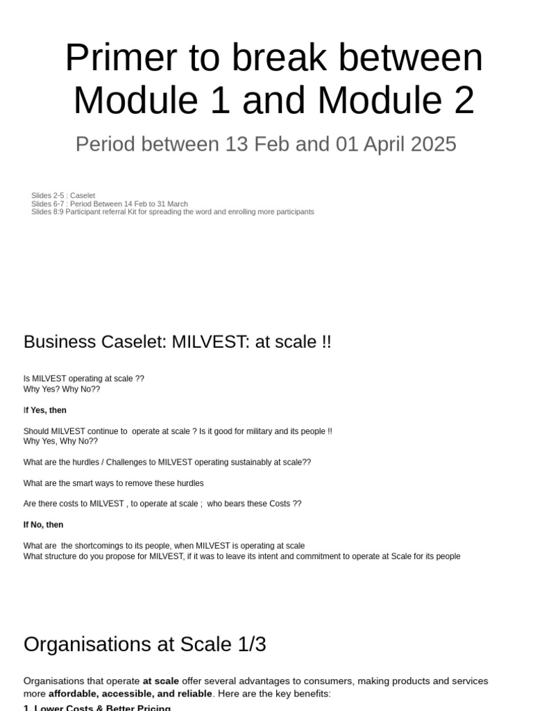 MILVEST Program Overview and Enrollment Guide | PDF | Corporate Social ...