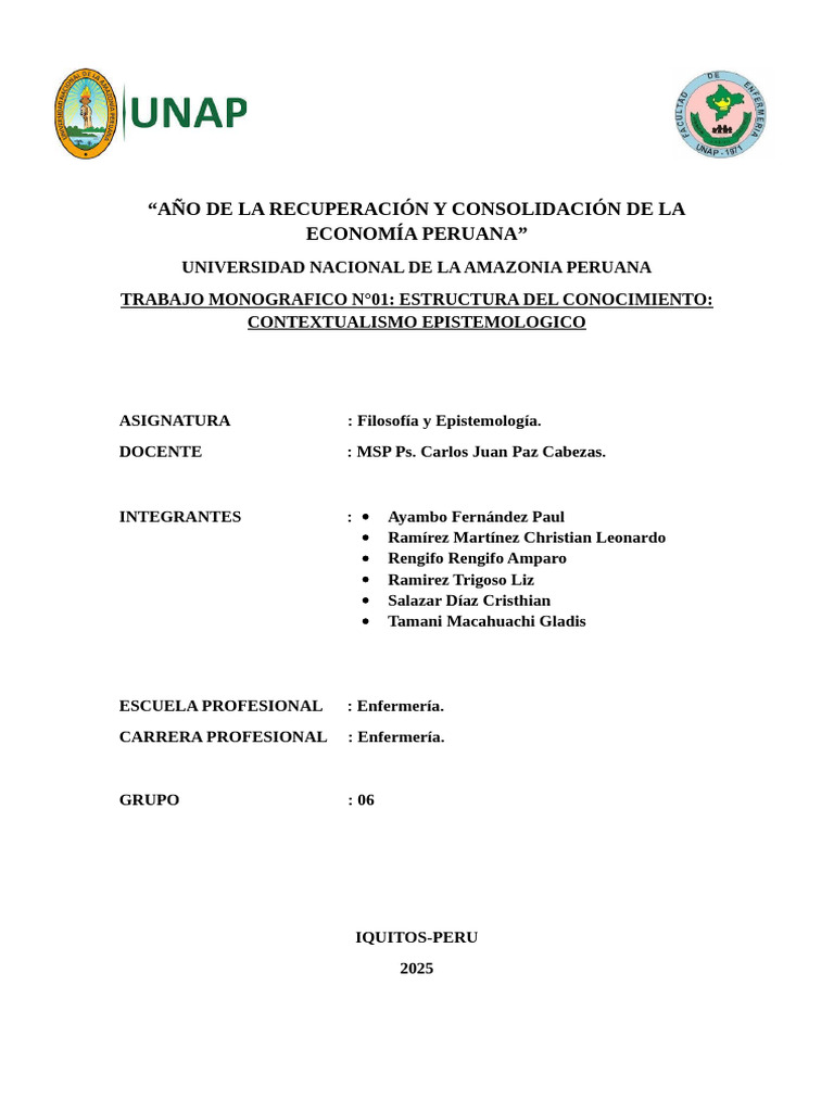 Estructura Del Conocimiento-Filos | PDF | Conocimiento | Epistemología