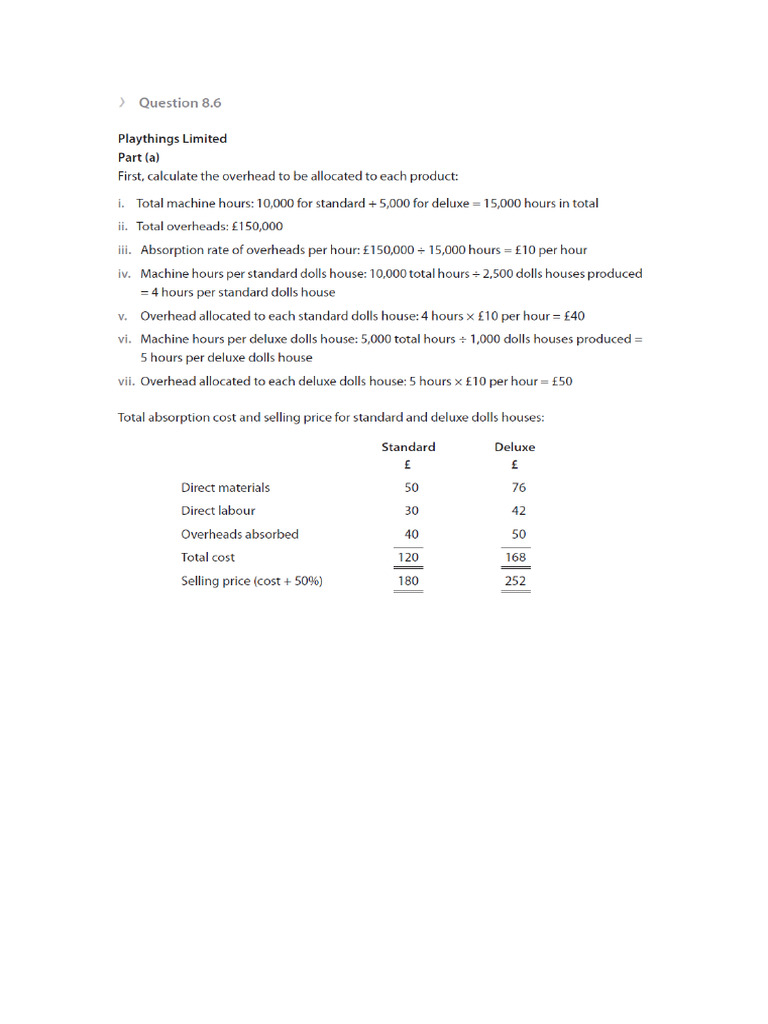 Question 8.6 Answer | PDF