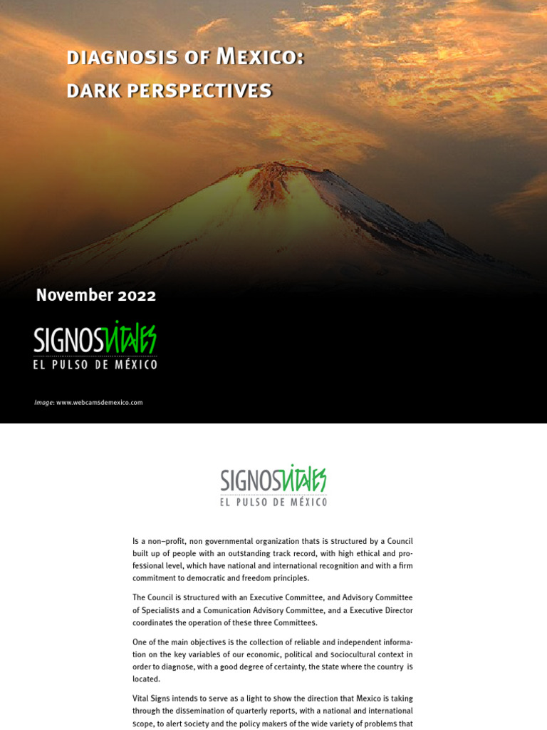 Diagnosis of Mexico: Dark Perspectives | PDF | Mexico | Austerity
