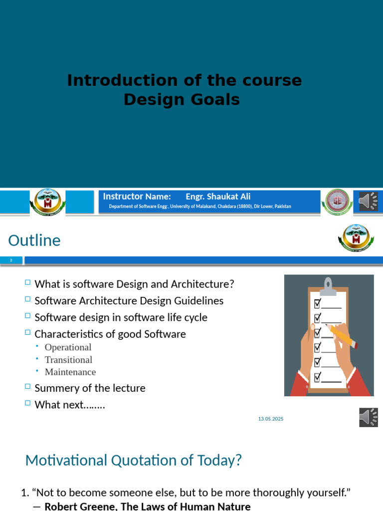 Lecture -3 Design Goals | PDF | Software | Information Technology Management