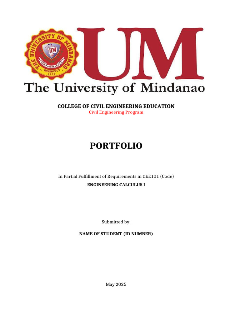Portfolio Template Cee101 2 | PDF | Pedagogy | Learning