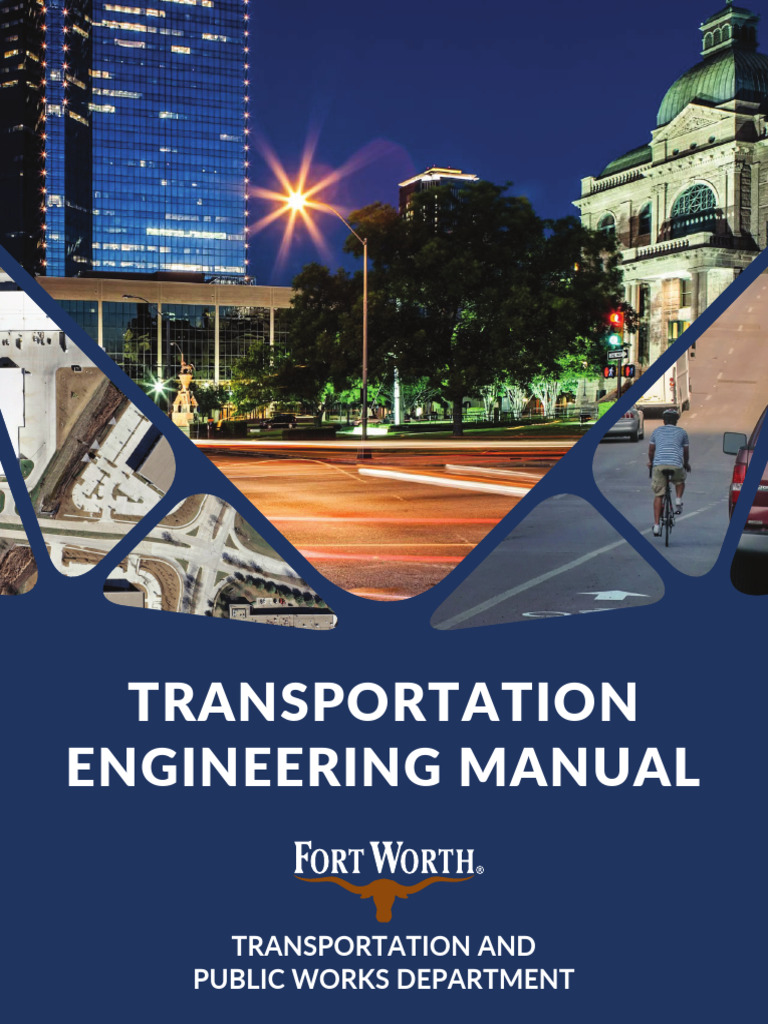 CFW Transportation Engineering Manual | PDF | Cycling Infrastructure | Intersection (Road)