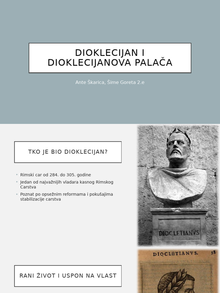 Dioklecijan I Dioklecijanov Apalaca | PDF