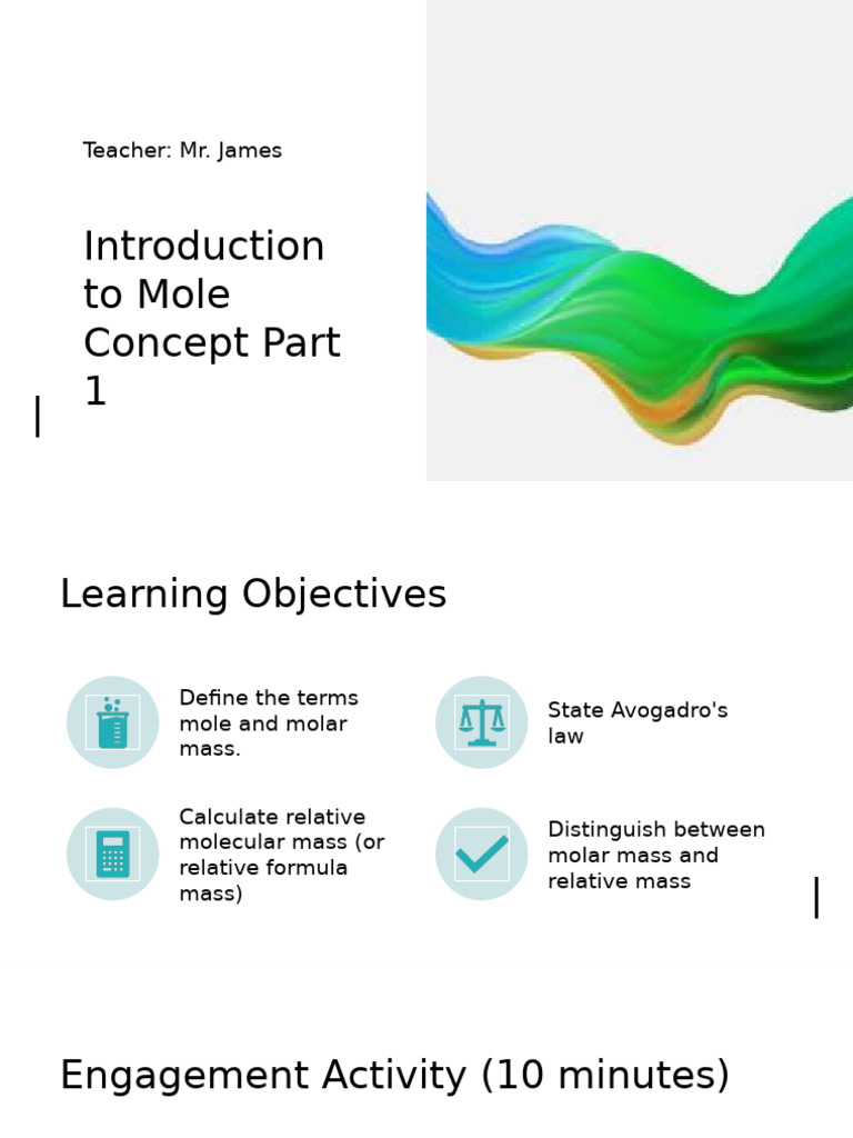 Introduction To Mole Concept Part 1 | PDF | Mole (Unit) | Molecules