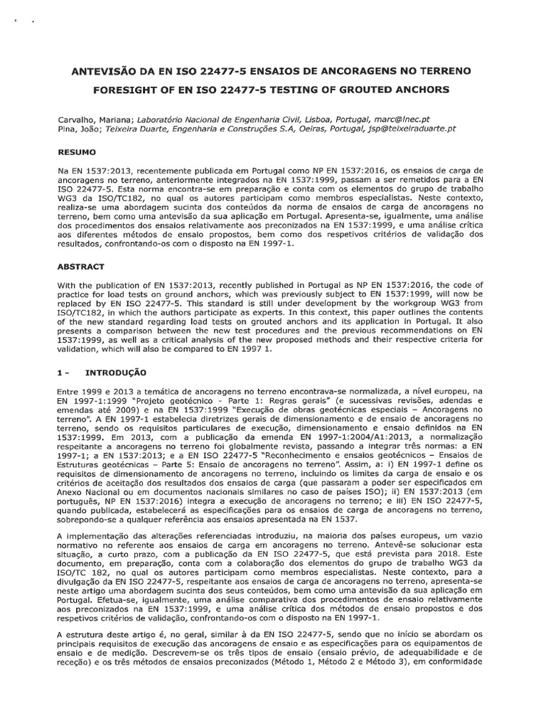 Antevisão Da EN ISO 22477-5 | PDF