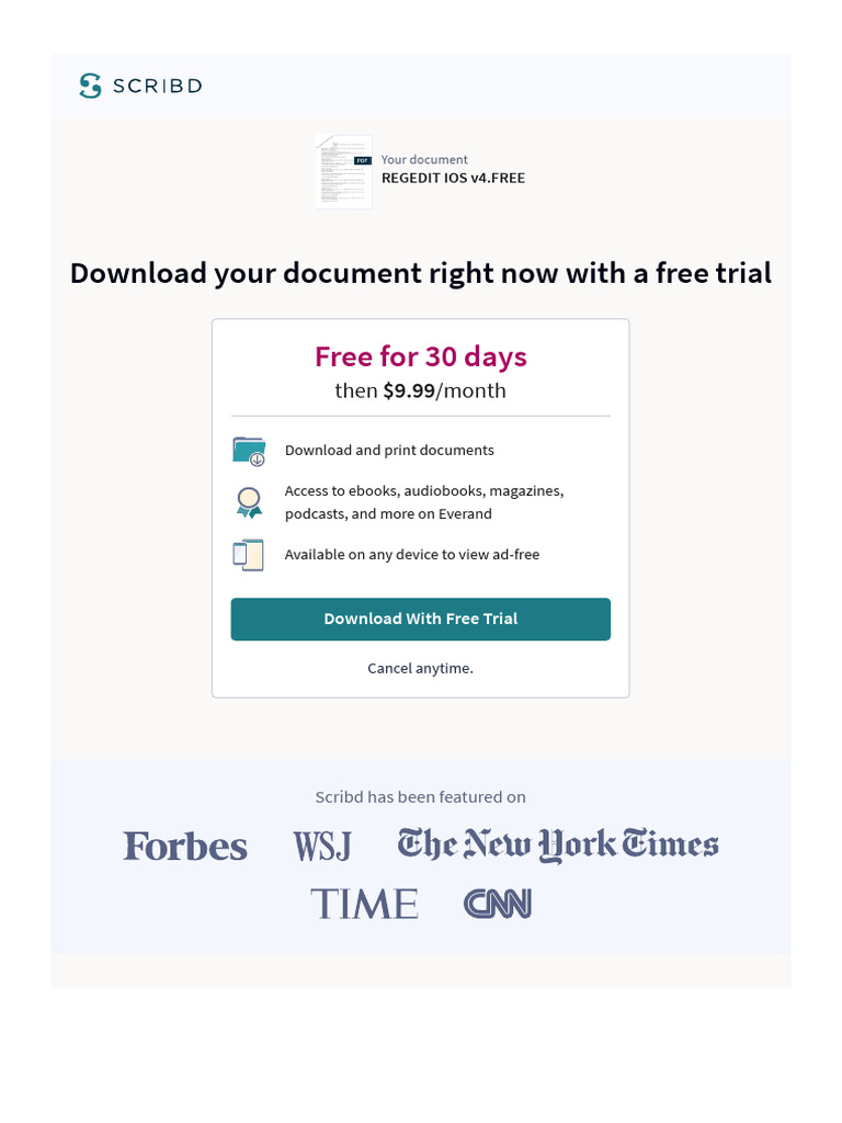 Choose A Plan - Scribd 2 | PDF