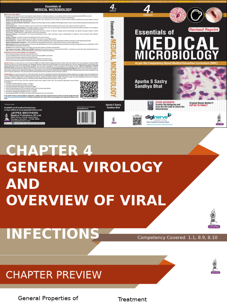Chapter 04 - General Virology Anf Overview of Viral Infections | PDF ...