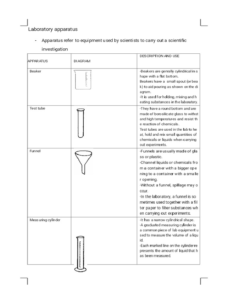 Laboratory Apparatus-1 Phoenix | PDF