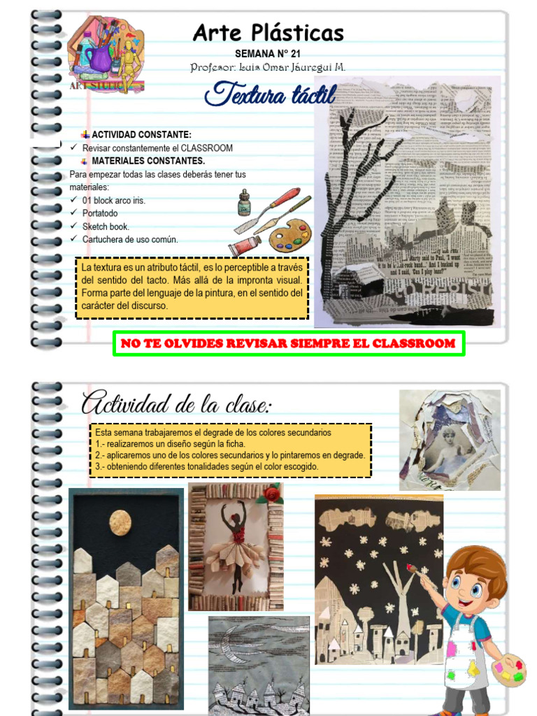 Semana 21 - Textura Tactil | PDF