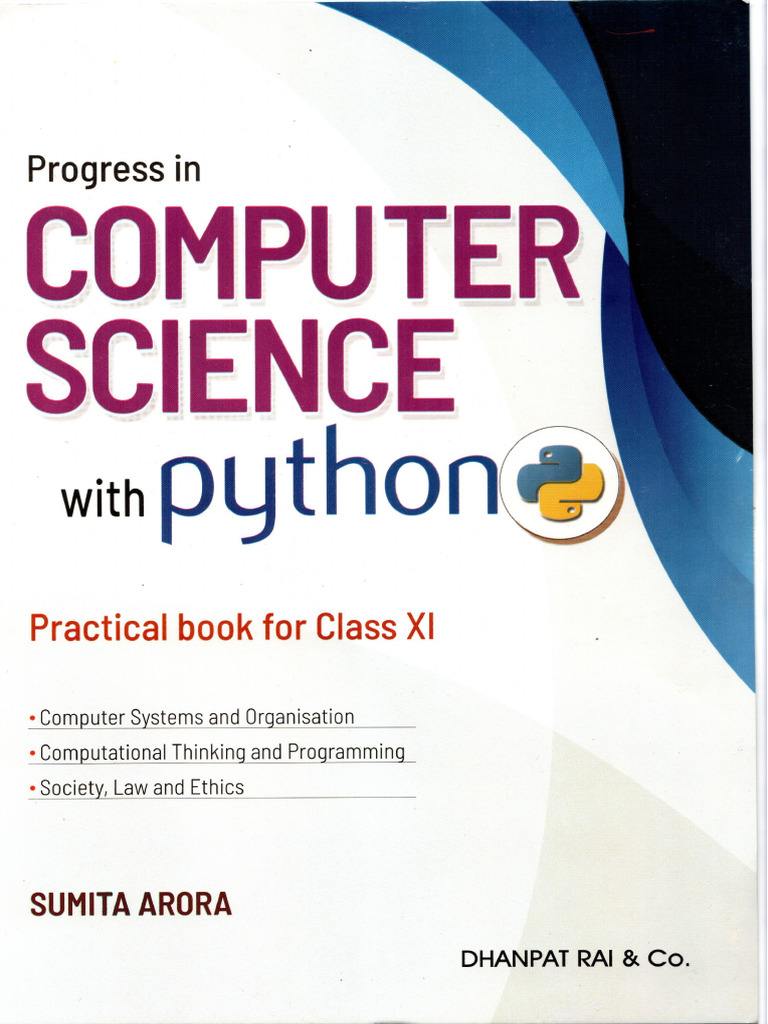 03 Class 11 - Computer Science - Progress in Computer Science With ...