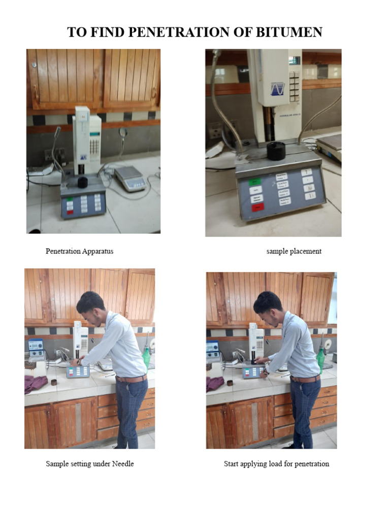 Penetration of Bitumen | PDF