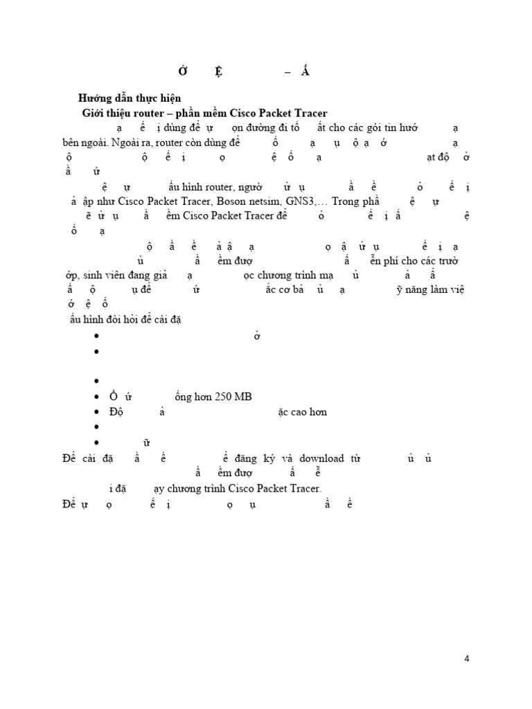 Bai 01 Gioi Thieu Router - Cau Hinh | PDF