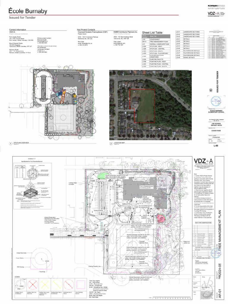 (Drawings) 06 Landscape IFT Drawings Sealed | PDF