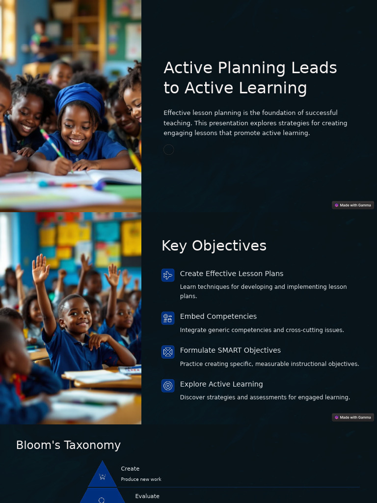 Day 3 Ctive Planning Leads To Active Learning | PDF | Learning | Cognition